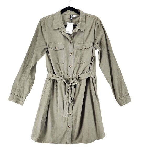 Divided | Dresses | Divided Dress Womens 2 Olive Green Long Sleeve ...